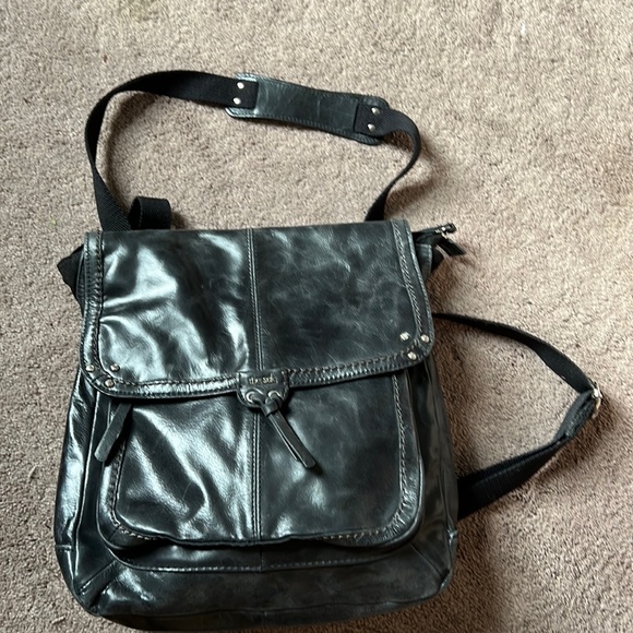 The Sak | Bags | The Sak Ventura Black Leather Convertible Backpack ...
